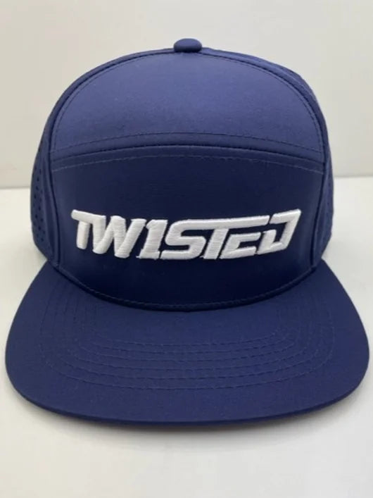 TD Embroidered Hat (Blue/White) – Tw1sted Development Racing LLC